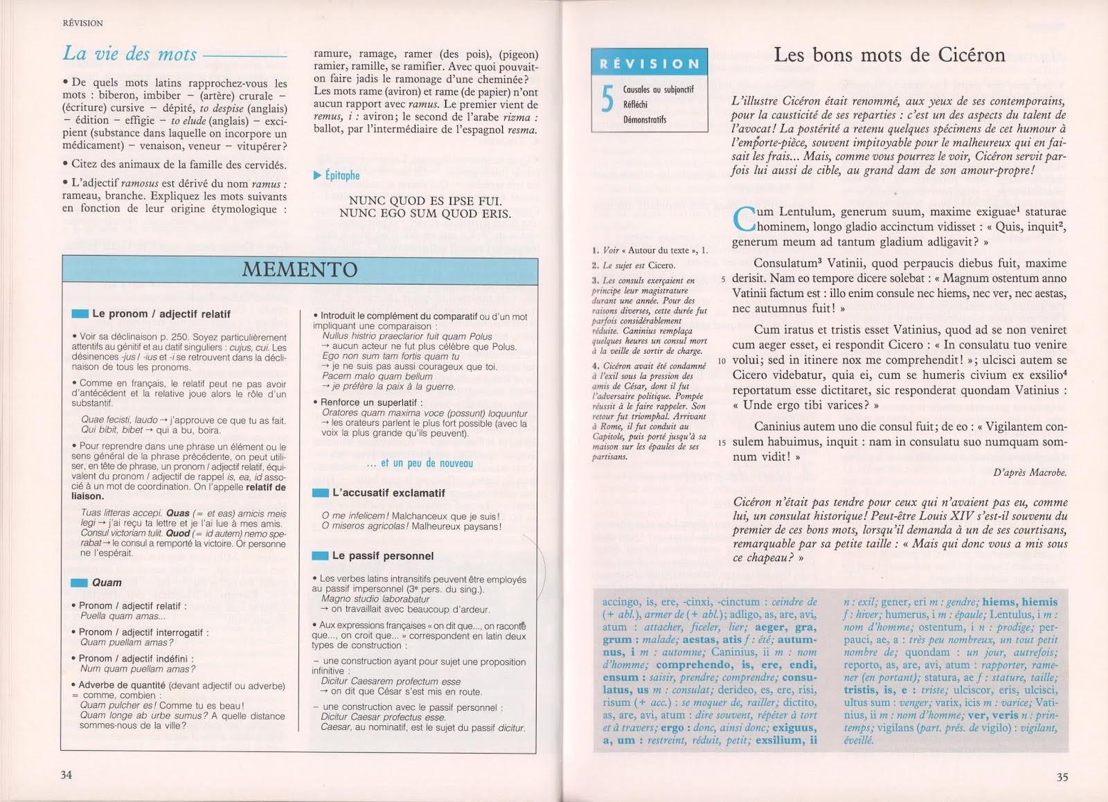 école : références: Martin, Gaillard, Cousteix, Laliman, Latin seconde ...