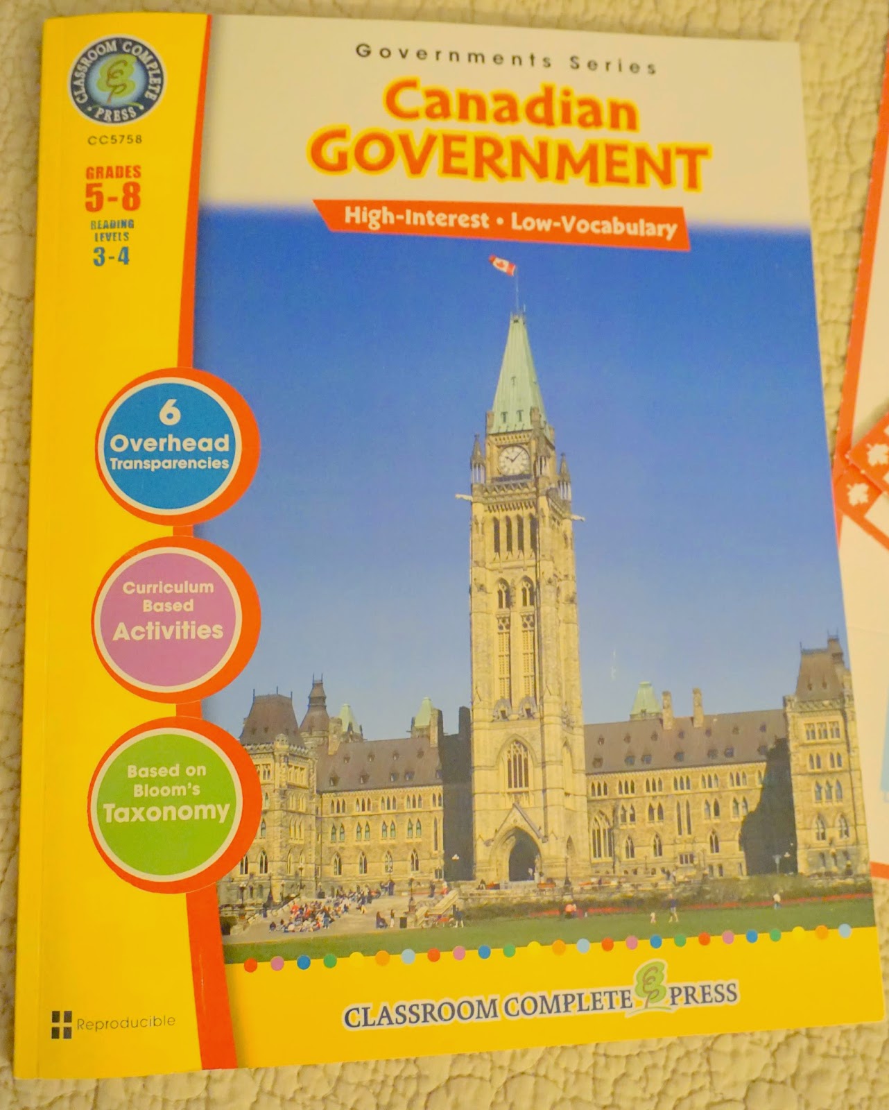Canadian Government for Kids - "Making Montessori Ours"