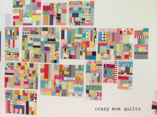 crazy mom quilts: scrap vortex QAL week 3