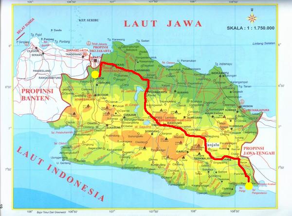 itineraryku: Pangandaran: Menyusuri Diagonal Jawa Barat dengan Bus Budiman