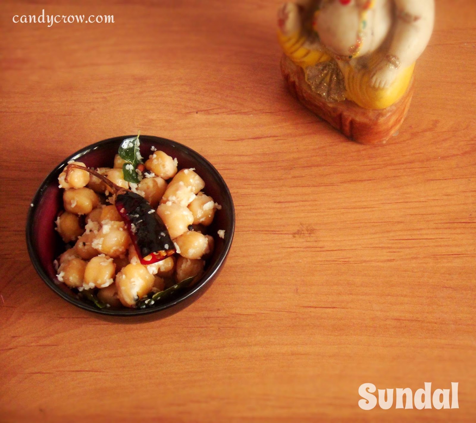 Channa Sundal Recipe | Chickpea Stir Fry - Candy Crow