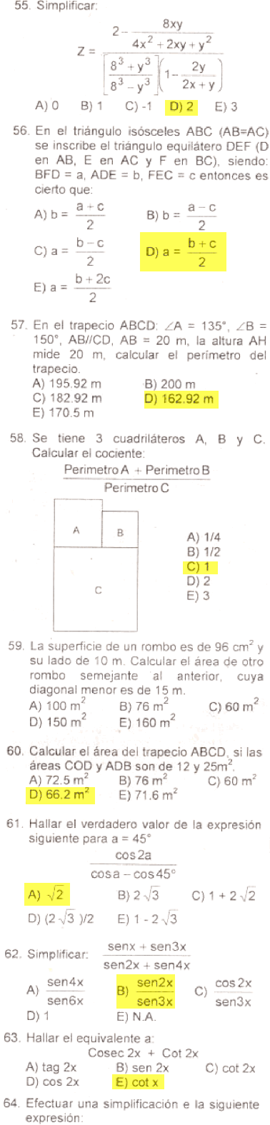EXAMEN ADMISIÓN UNIVERSIDAD UTEC 2023 INGENIERÍA Y TECNOLOGÍA RESUELTO ...