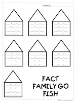 Frogs in First: Fact Family Go Fish