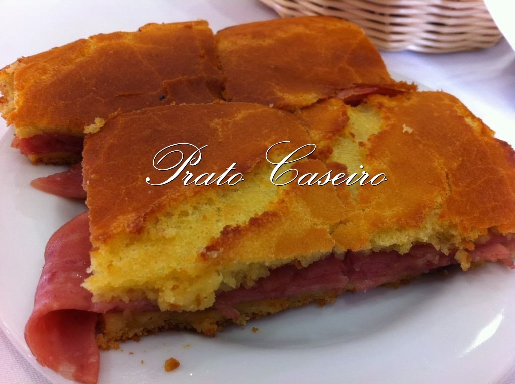 Prato Caseiro: Bola salgada de fiambre