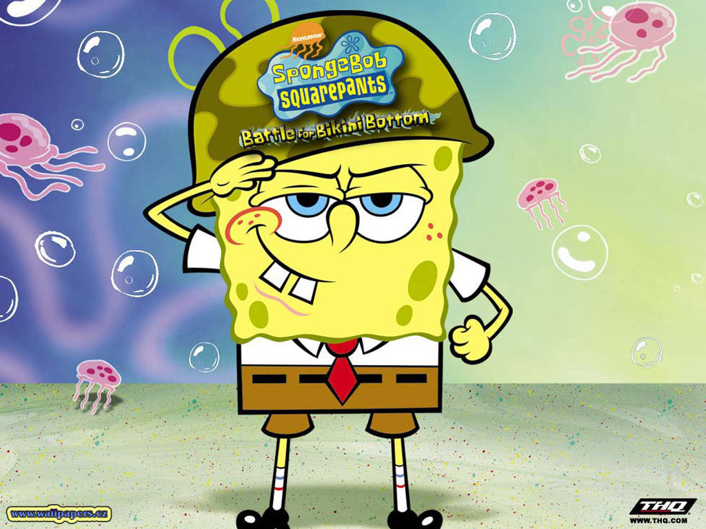 Soldier Spongebob Wallpapers | Cute Spongebob Wallpapers
