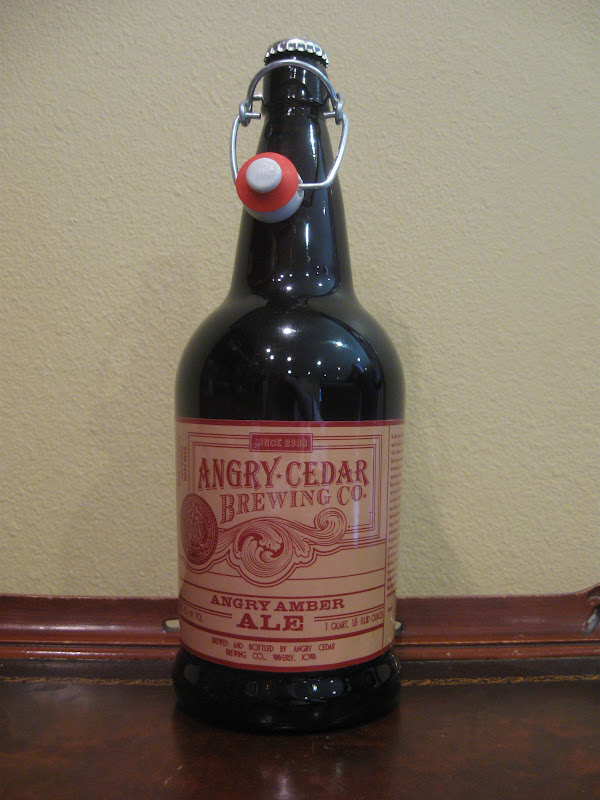 Doing Beer Justice: Angry Cedar Brewing Co. Angry Amber Ale