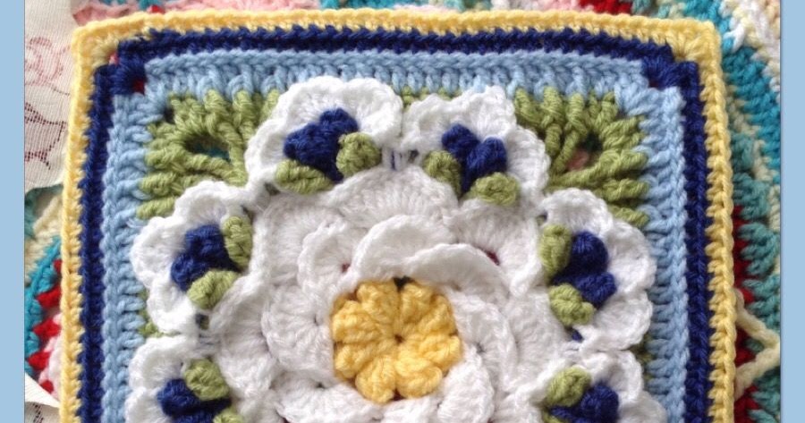 Square Tropical Delight Crochet Pattern Free Step by Step - Crochet ...