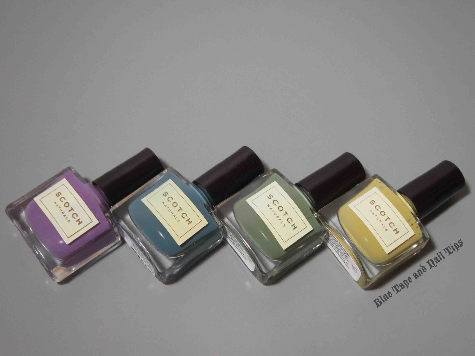Blue Tape and Nail Tips: Scotch Naturals A/W 2013/2014 Collection
