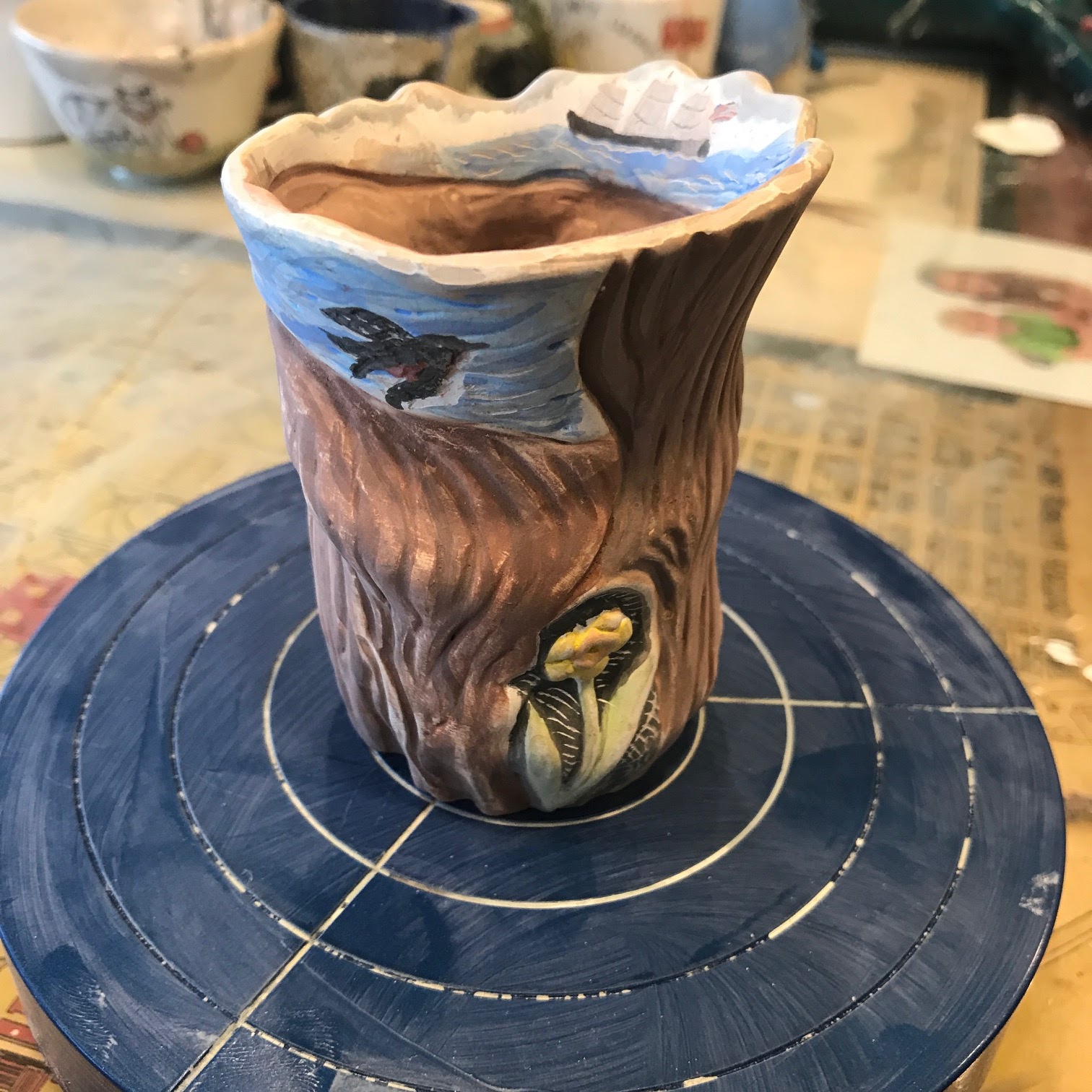 Kolene Spicher: Carved Pottery by Kolene Spicher