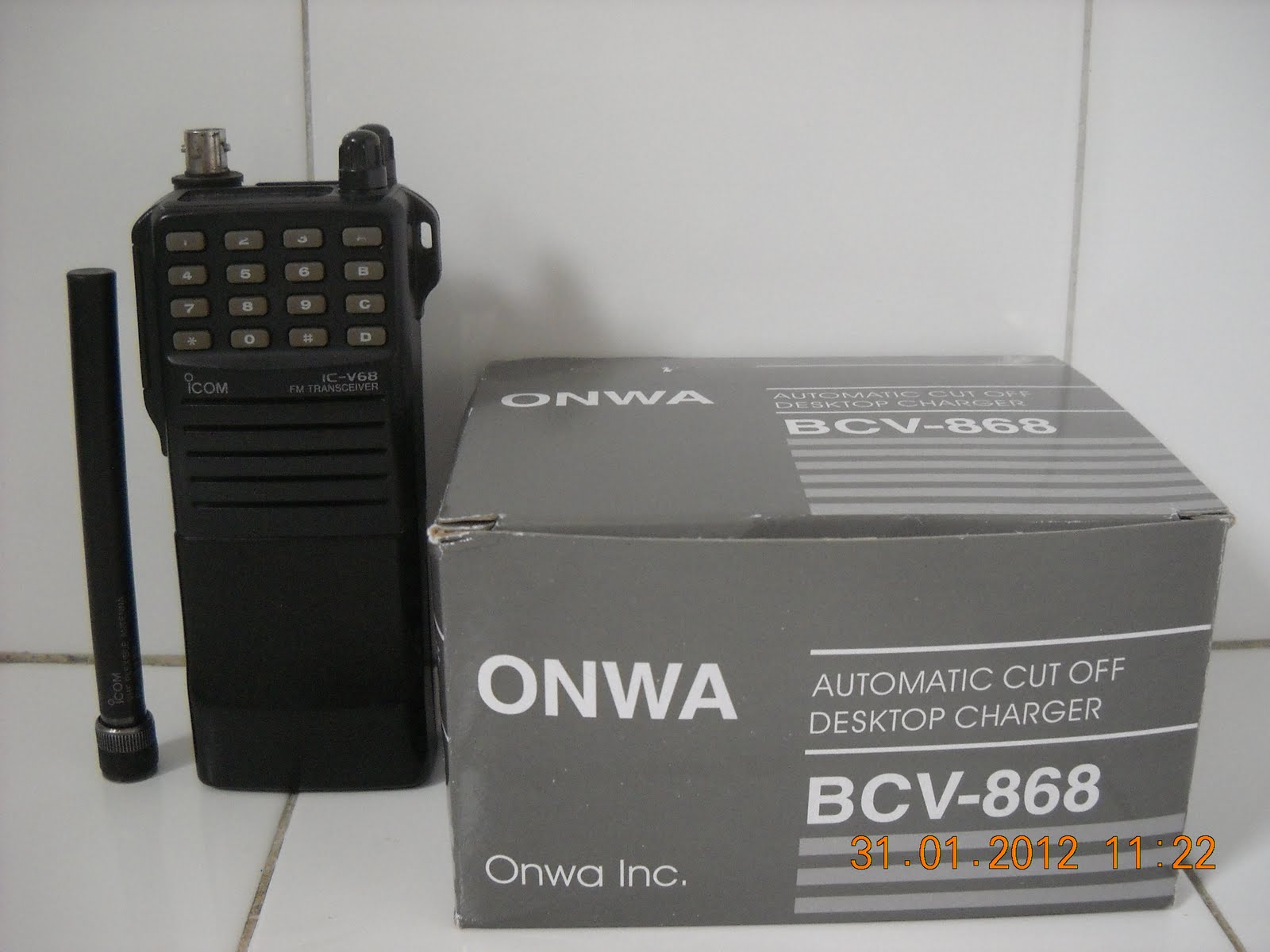 Sinar Agung ( Y C 2 V D I ): HT ICOM V 68 + DESTOP ( TERJUAL PALEMBANG )