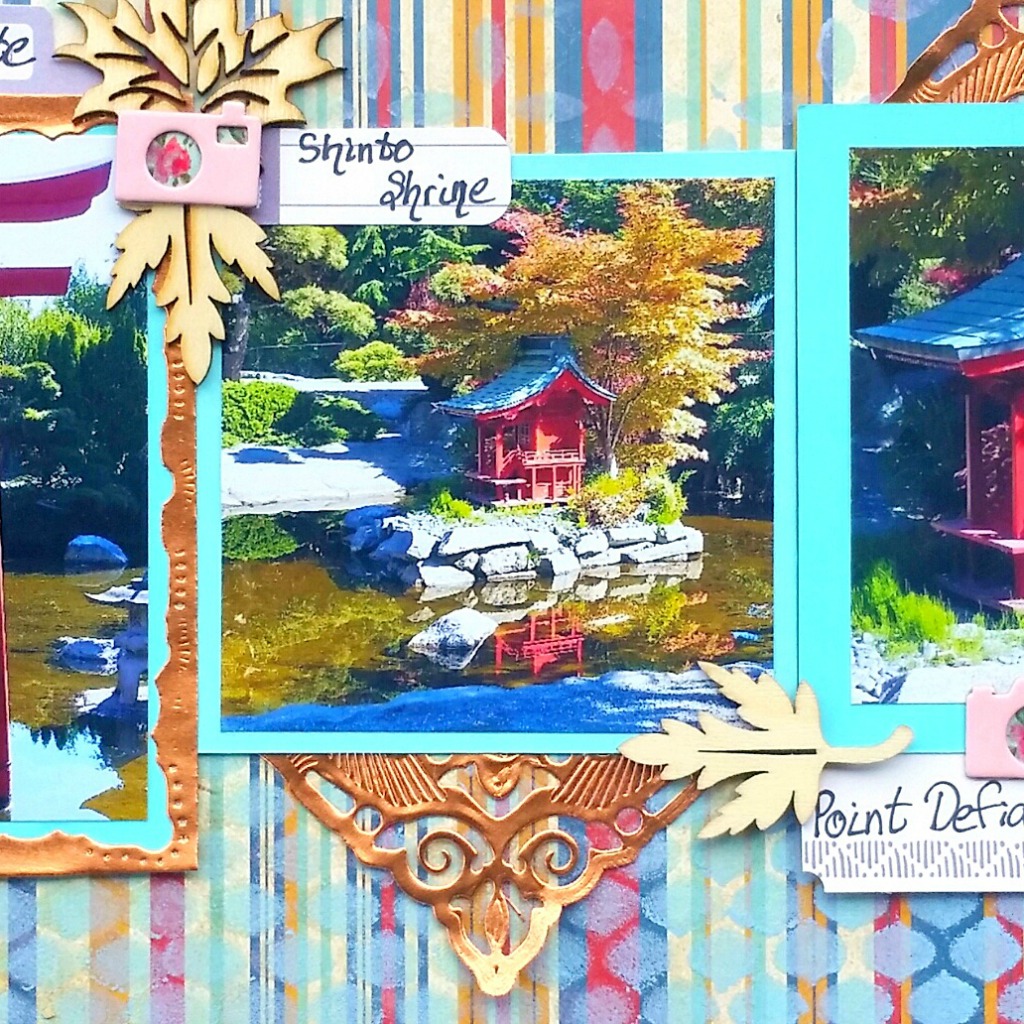 Scrappin' Chaos: How To Make a Statement With Beautiful Metallic Frames