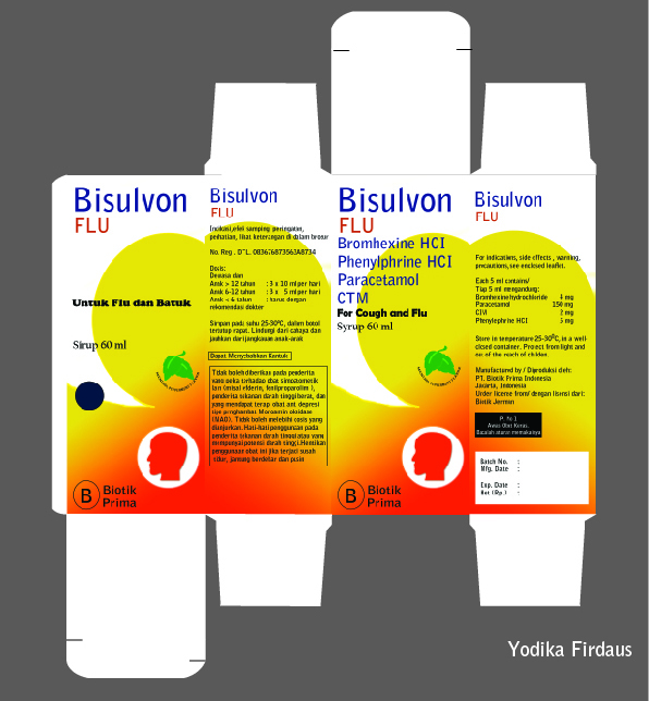 Packaging " Obat Bisulvon" | Yodika Firdaus