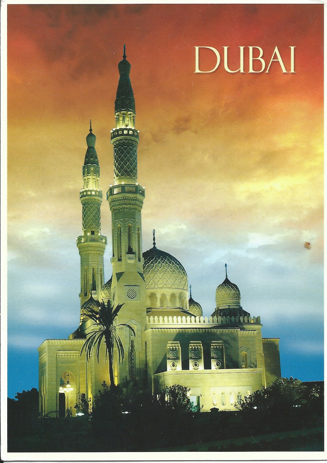 MY POSTCARD-PAGE: UAE ~ The Jumeirah Mosque - Dubai