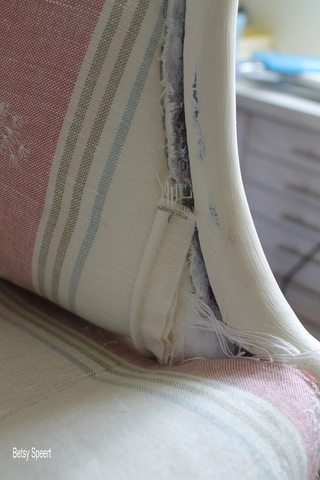 Betsy Speert's Blog: Upholstering the Inside Back of a Chair: Chapter 4