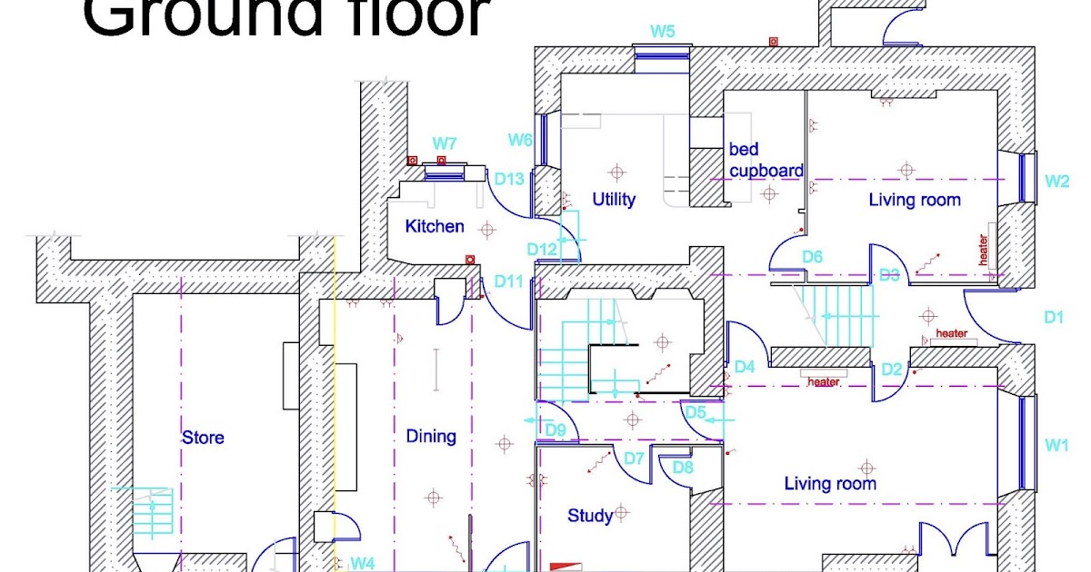Hoathwaite Farmhouse: Existing building plans
