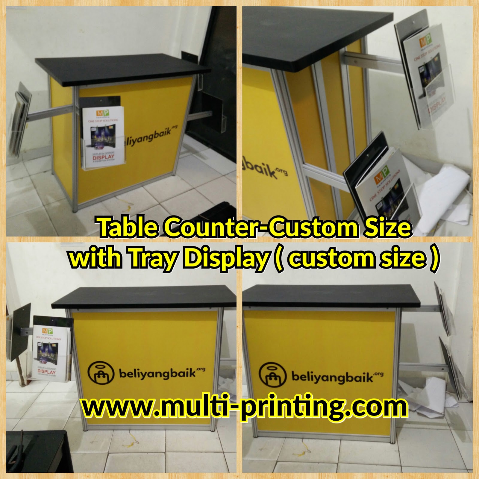 Multi Printing Menyediakan Alat - Alat Promosi : Custom Display Booth