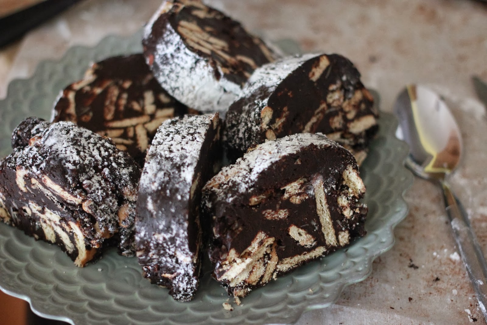 Squirrels-n-Sweets: Salame De Chocolate - Portuguese Chocolate Roll
