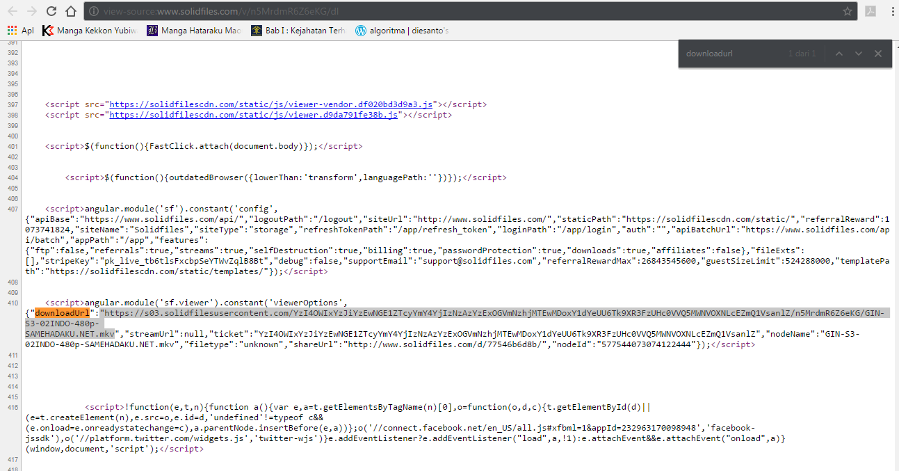 Tips dan Trik download dengan IDM di Solidfiles