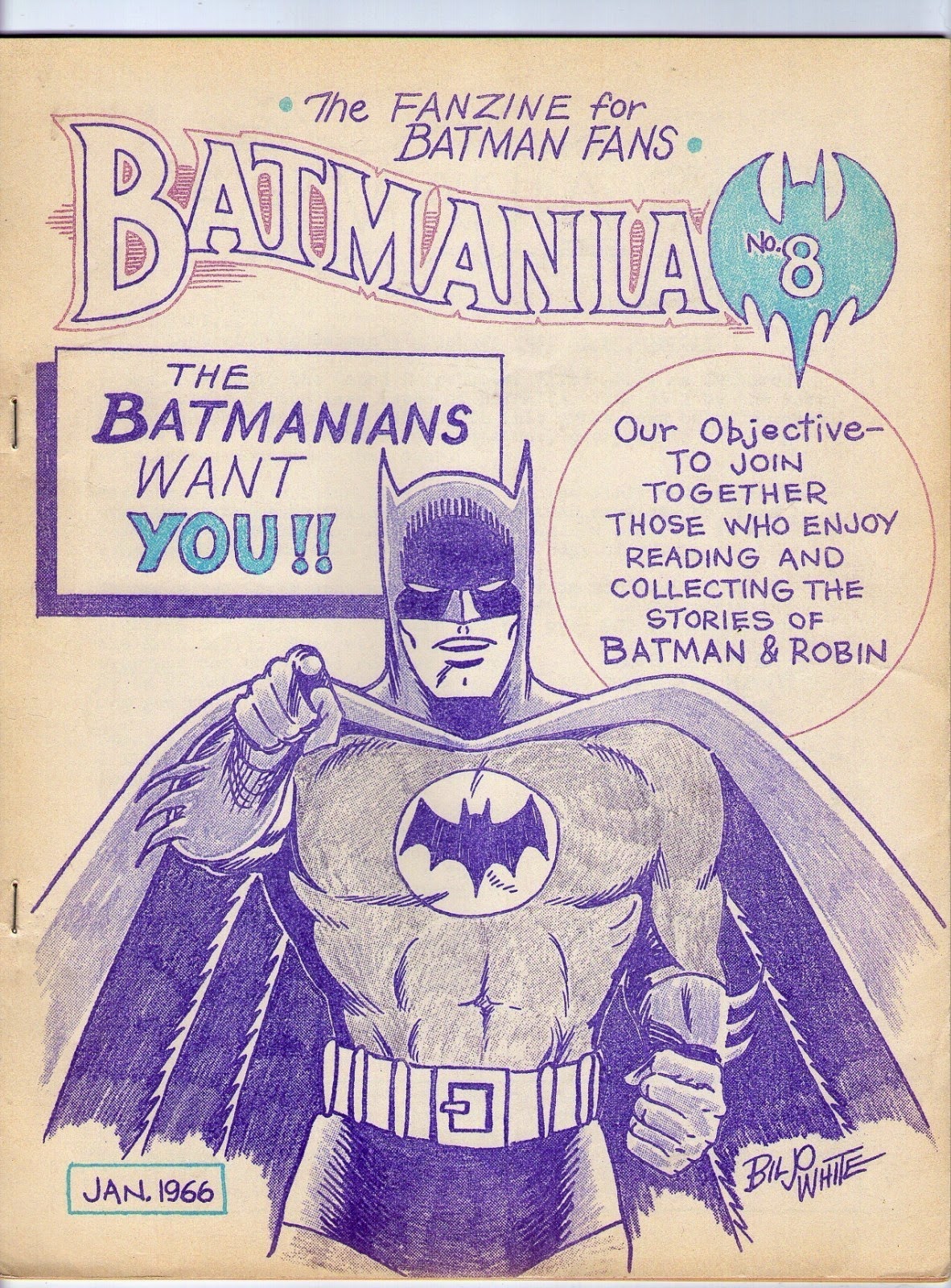 Vintage Batmania fanzine covers!