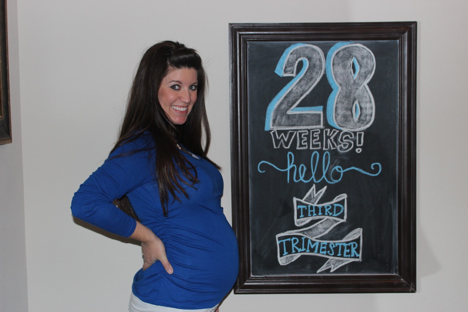 A Sweet Little Kiss: Hello Third Trimester!