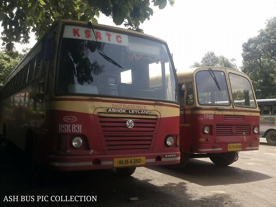 KSRTC FAST PASSENGER BUSES BY ASHIK B,THODUPUZHA - KSRTC TEAM KCK