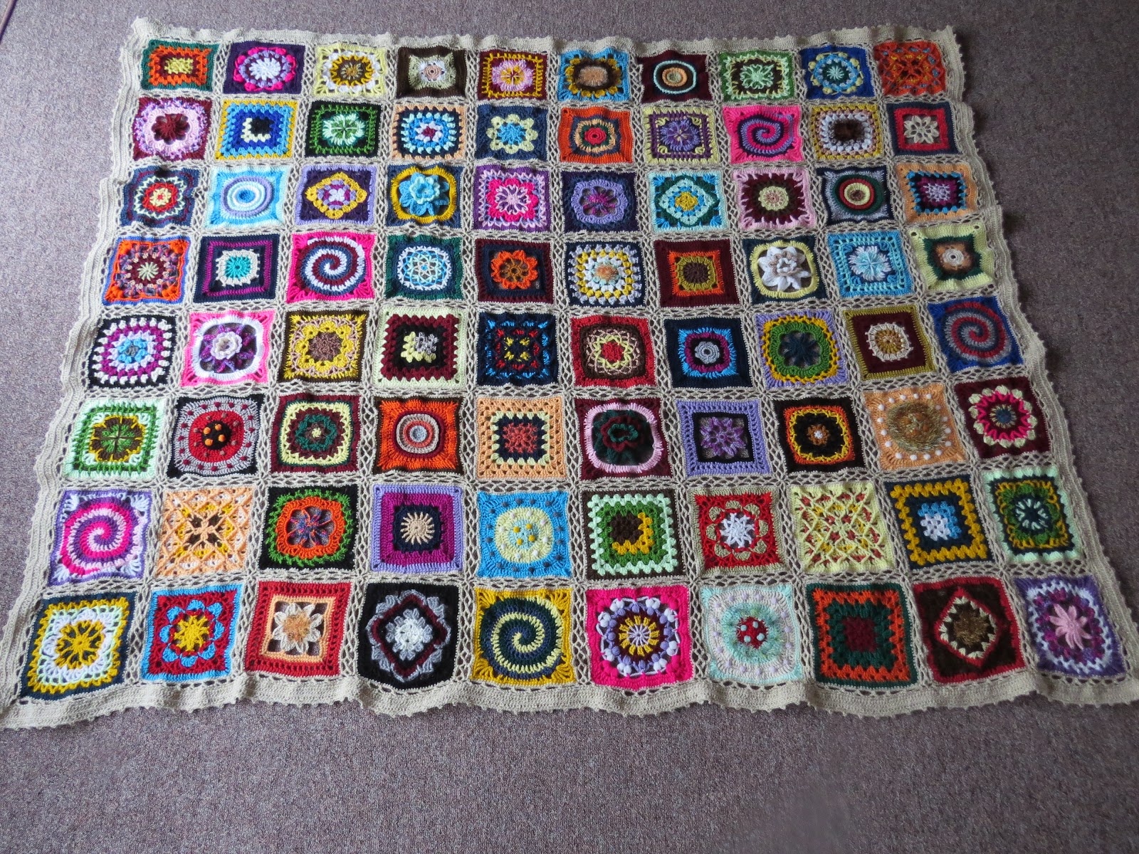 LillysKleineHandarbeitswelt: CAL-Decke - Granny Square - Crochet Along