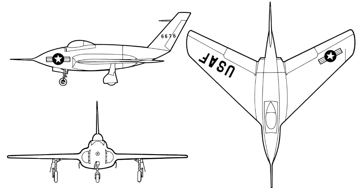 FDRA - Fuerza Aérea: Avión experimental: Northrop X-4 Bantam
