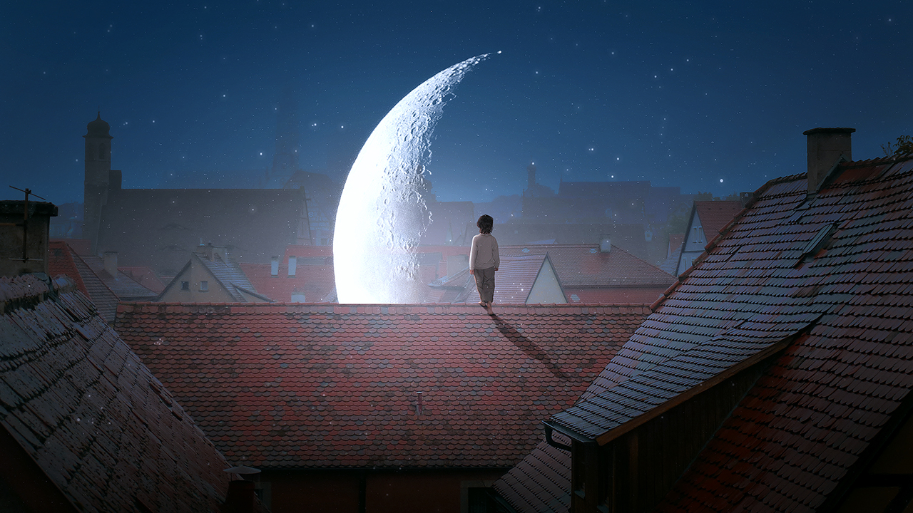 Photoshop Moonlight Effect - Fantasy Photo Manipulation Tutorial ...