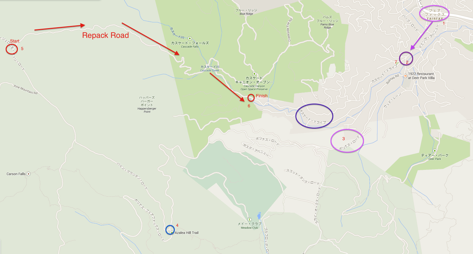 カリフォルニア マリン カウンティの暮らし: マウンテンバイク発祥の地 その2〜Repack Road