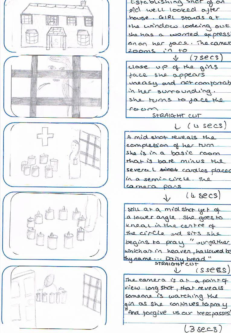 Sarah Harris: A-Level Media Studies: Research and Planning: Storyboard ...