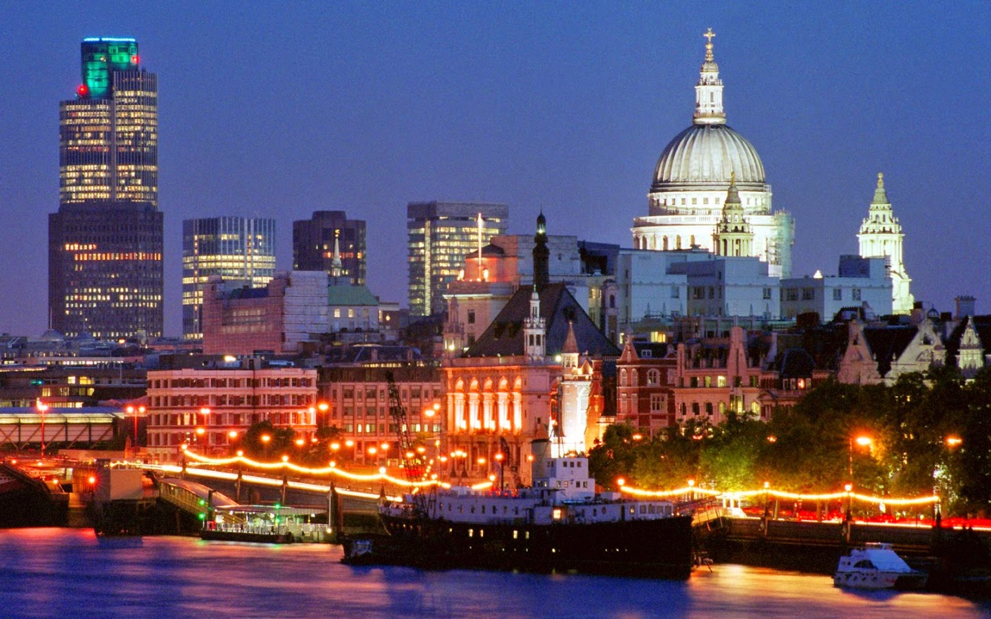 totalhdwalpapers: Skyline London Lighting hd wallpapers