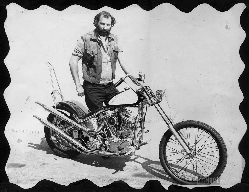 MC Art/Motorcycle Art: Dick Allen's Time Machine/ The Chrome Frame ...