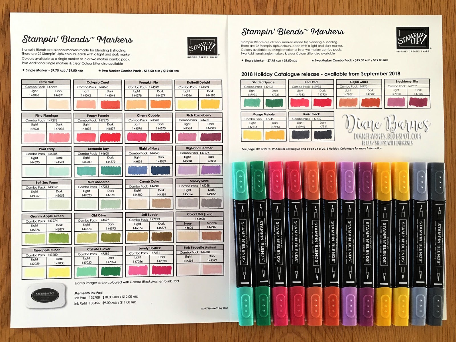 colour me happy: More Stampin' Blends colours coming - updated chart pdf
