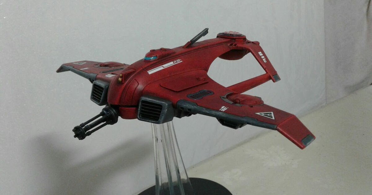 Dark Gathering: Warhammer 40K: Farsight Enclave Razorshark (WIP) Part 2