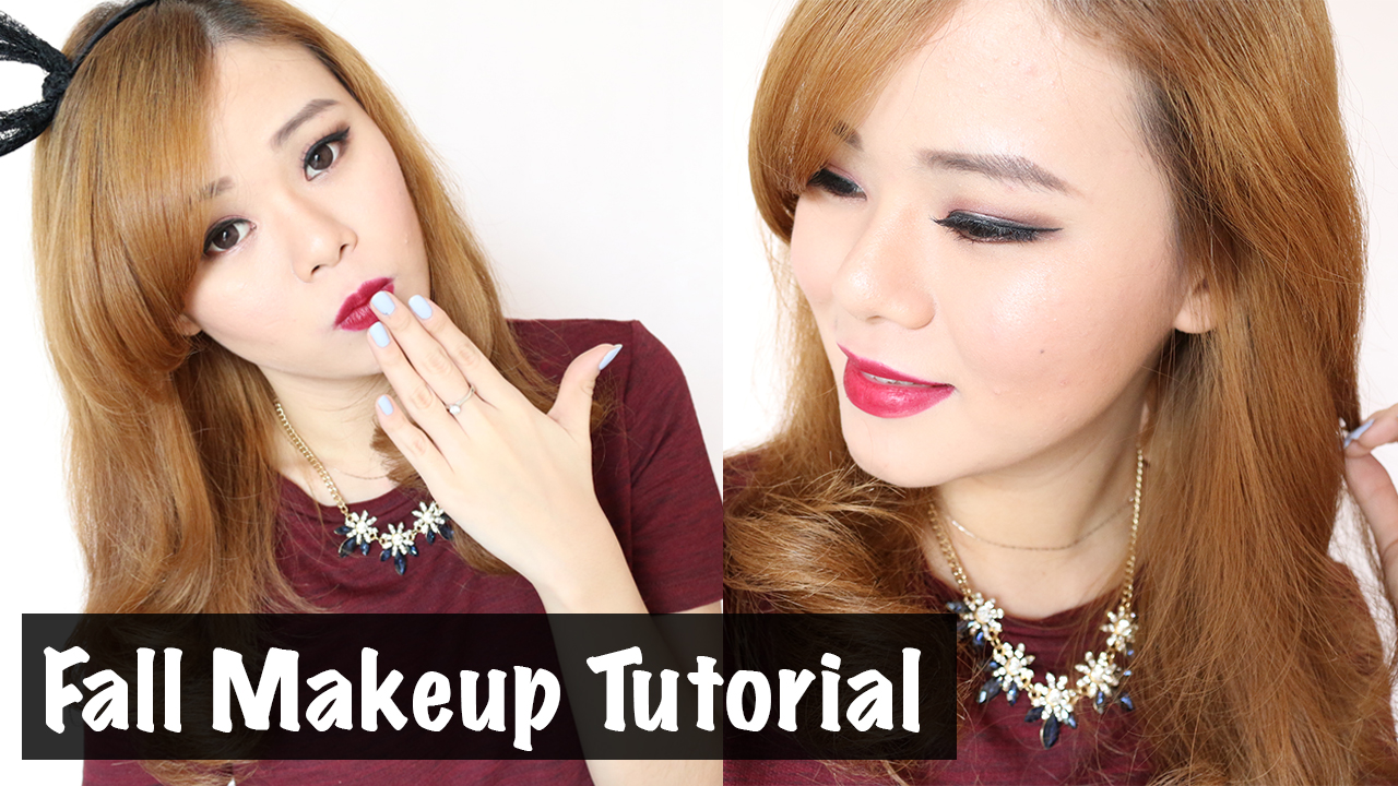 Burgundy Fall Inspired Makeup Tutorial | Video | Jean Milka