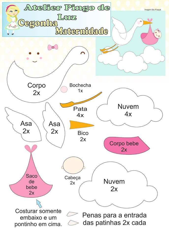 Moldes para Artesanato: Moldes para feltro