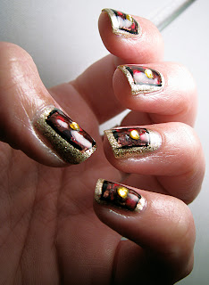 Over The Top Coat: 27 of 31: Nails Inspired by Artwork