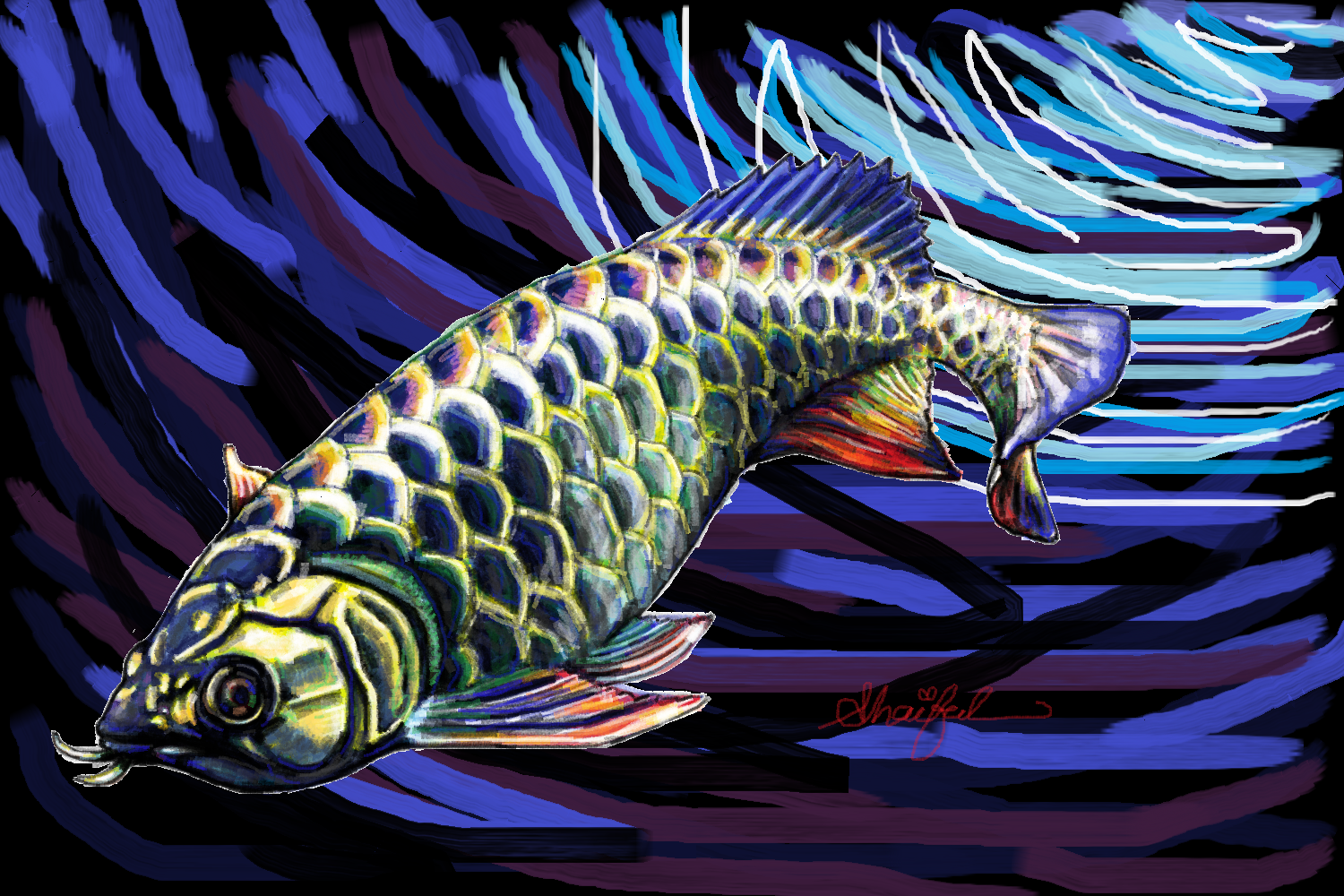 RUN YOUR OWN LIFE: Time For ARTS!!! Arowana~~~~~~~