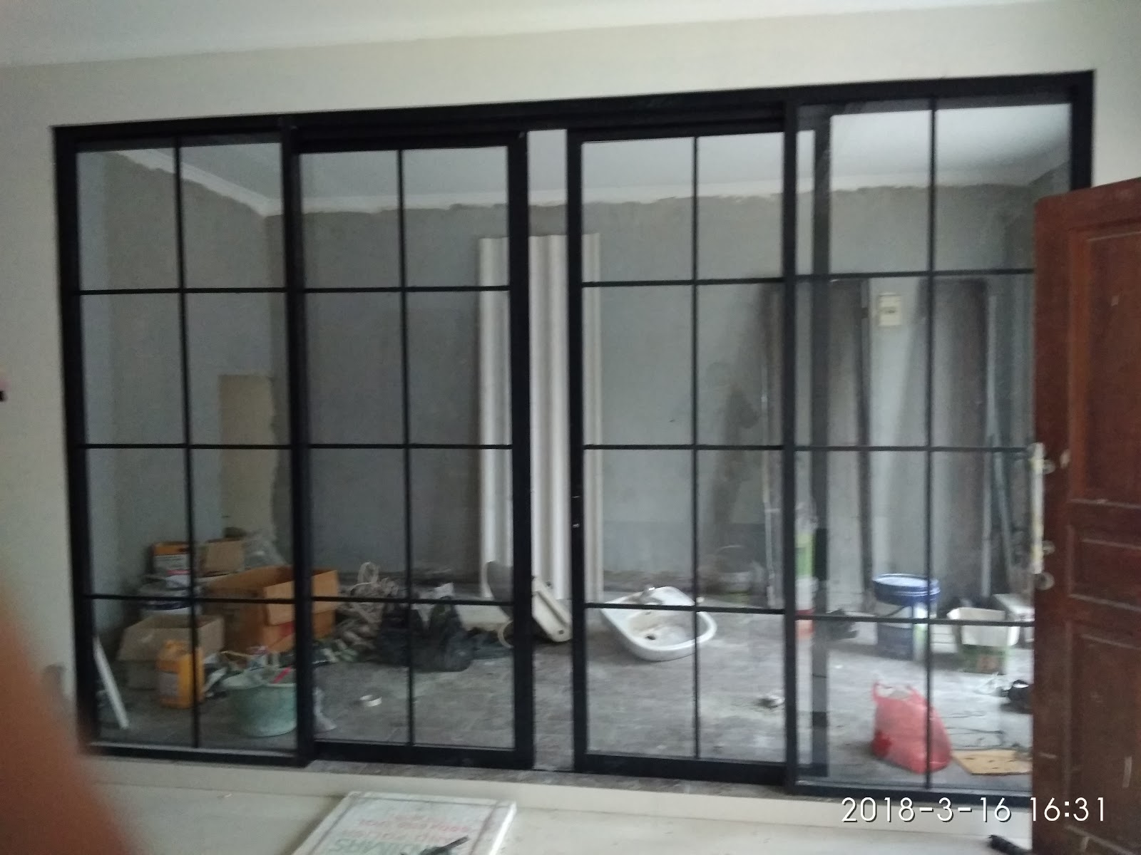 UTAMA ALUMINIUM DAN KACA: Kusen pintu sliding aluminium