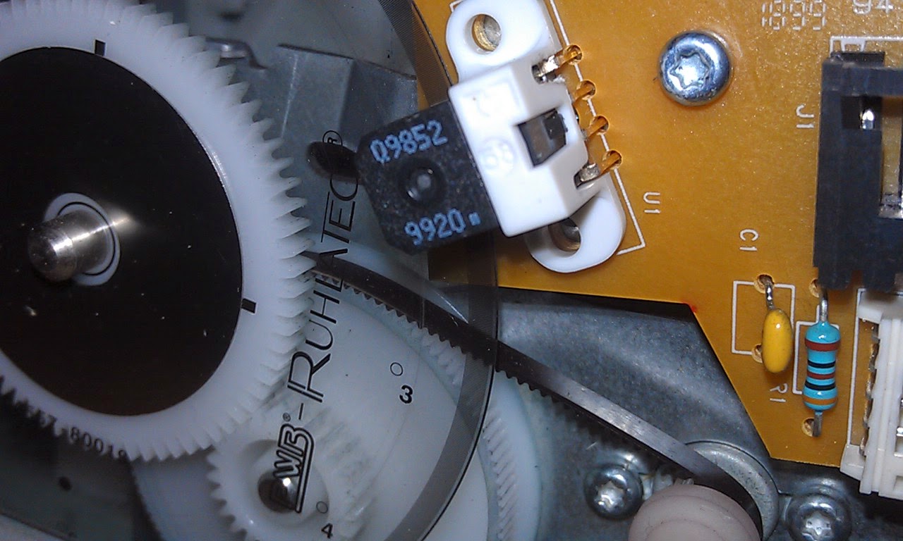 Electronics: Serial encoder / quadrature from an old printer