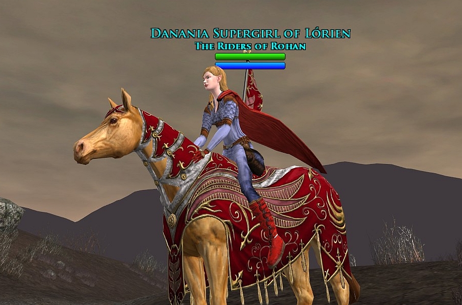 Supergirl of Lorien: Tonicbars, lotro horse corral