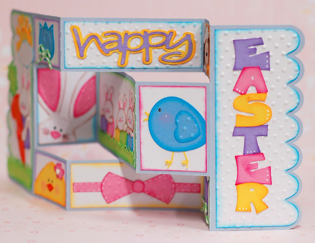 Paper Creations by Kristin: Happy Easter Tri-fold Card