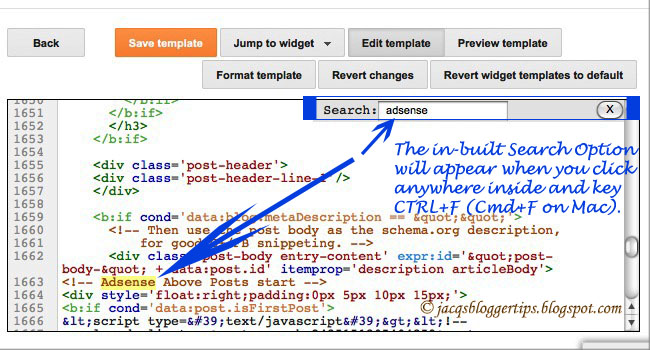 Jacq's Blogger Tips: Blogger Introduces A New Template HTML Editor