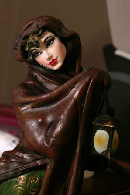 Painted Loves: Zemeno Dark Fairy Figurine Repaint