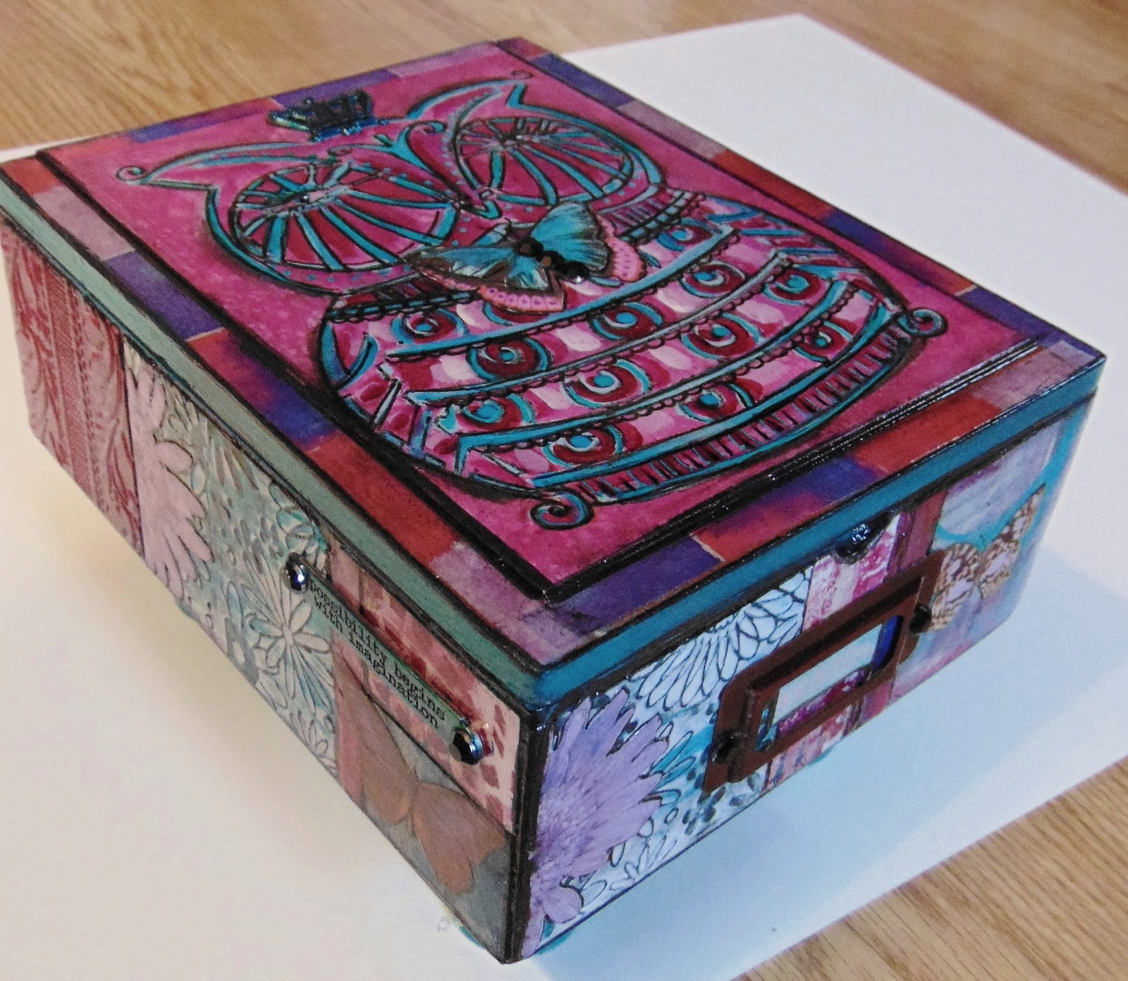 My Art Journal: A New Tutorial--Altered Cigar Box