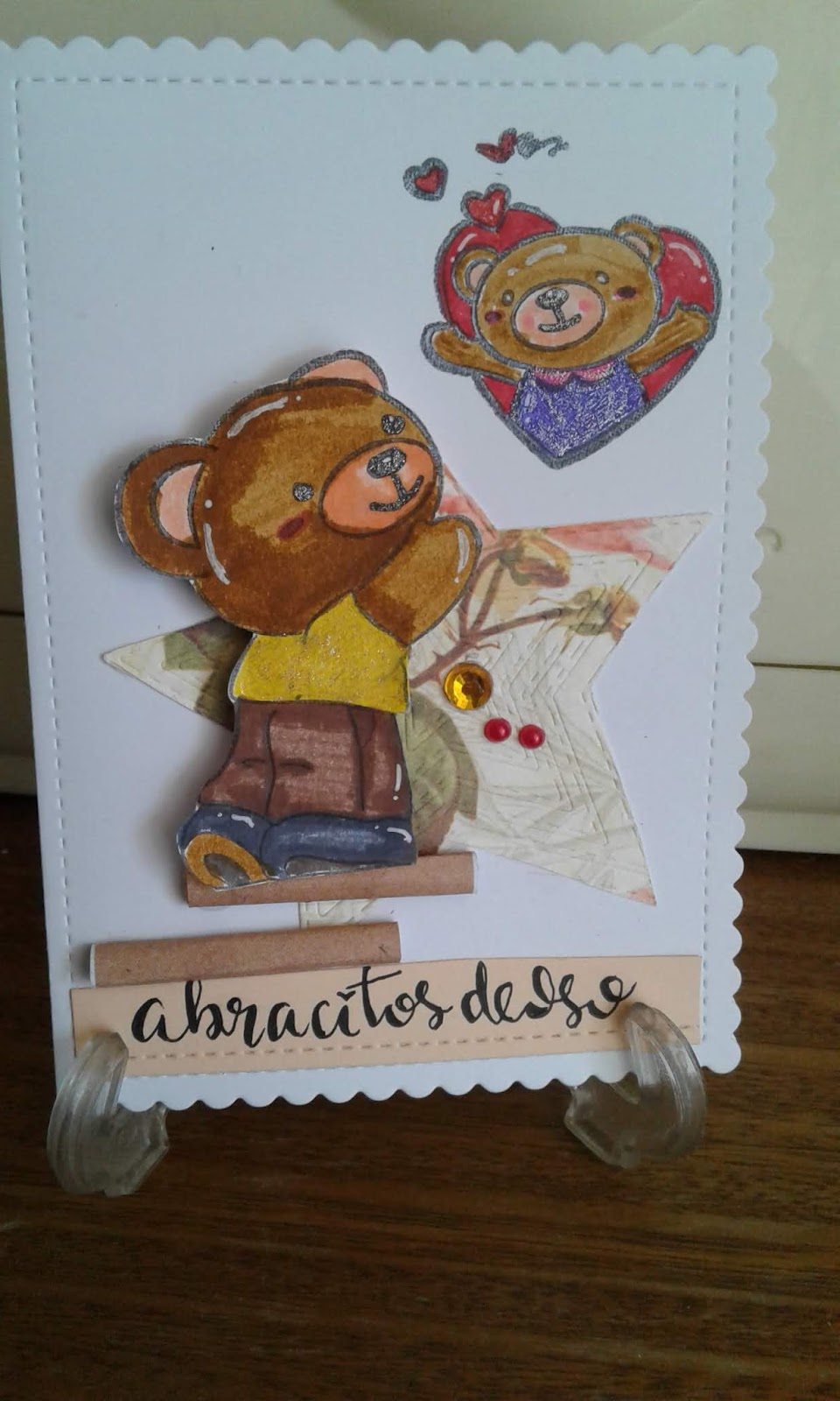 Mi Scrap: tarjeta abracitos y ...