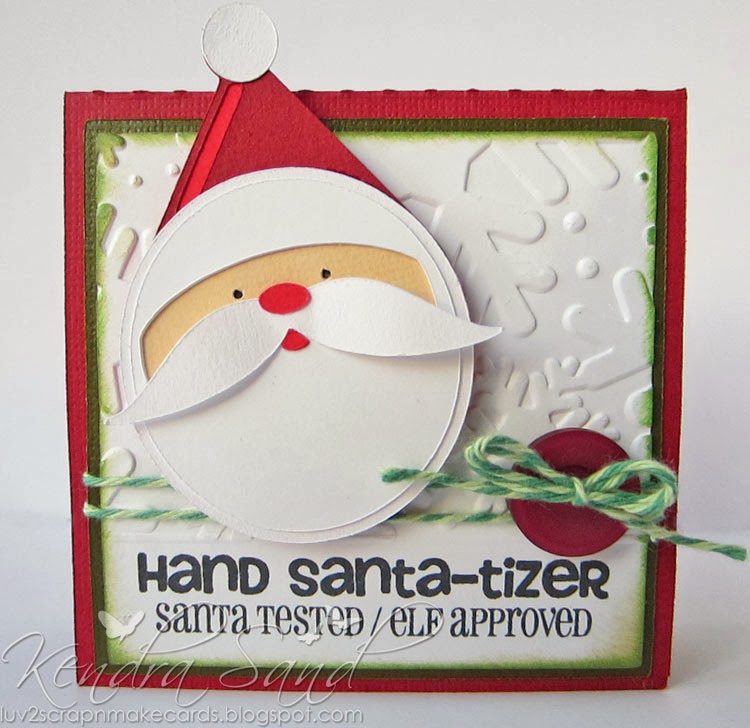 Luv 2 Scrap n' Make Cards: Hand Santa-tizer Packages