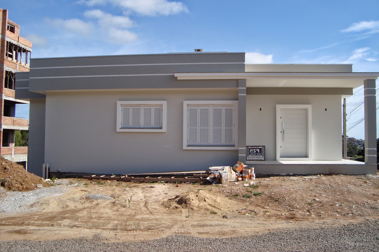 A Casa da Claudia: Casa Pintada! Editado com as cores.