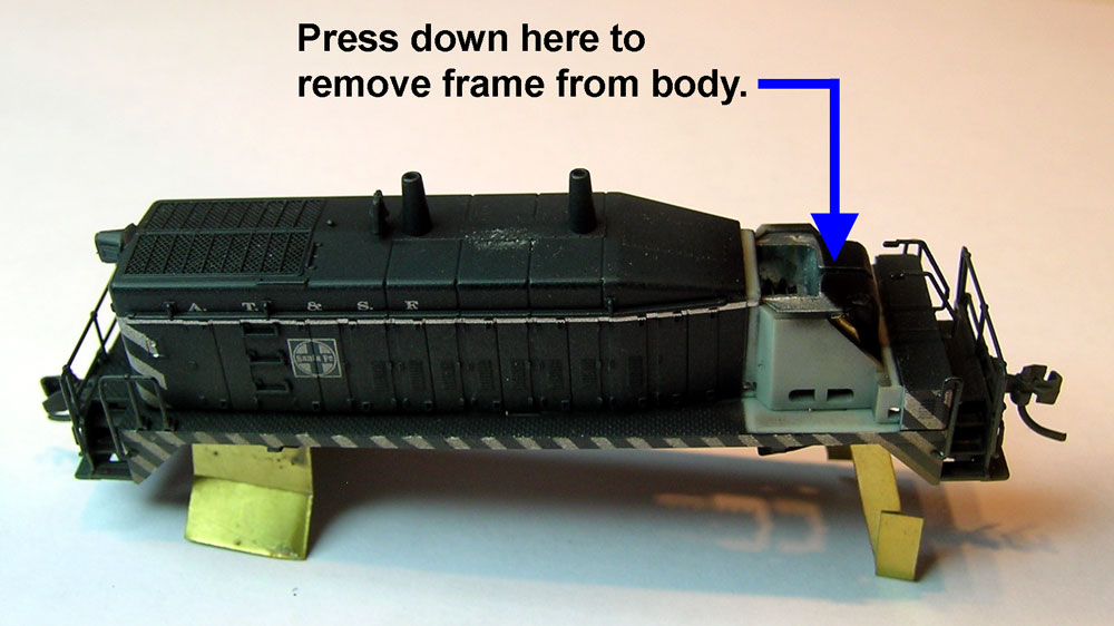 N Scale DCC Decoder Installs: TCS Z2 in a Life Like SW9/1200