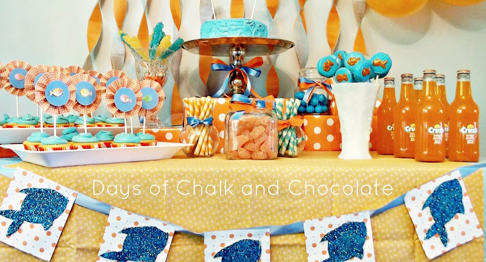 Ellie's Goldfish Birthday Party | Days of Chalk and Chocolate